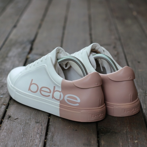 bebe | Shoes | Bebe Sport Womens Charley Laceup Sneakers Pink | Poshmark